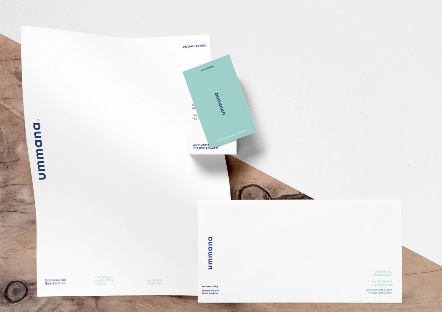 Identidad Corporativa Ummana | Diseño gráfico y Diseño web Mallorca